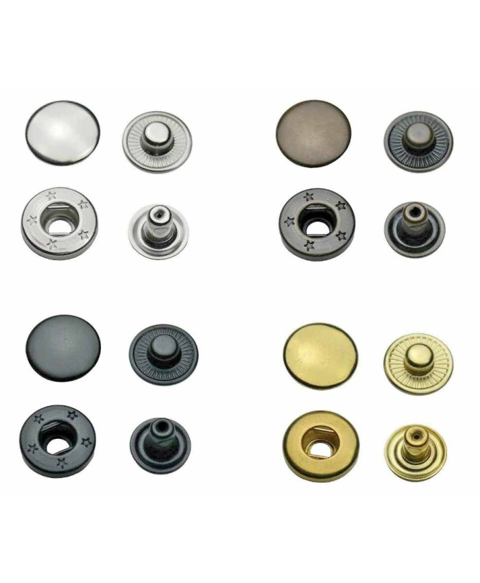 Ring Snap Button Press Fasteners